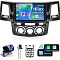 Podofo 4G+64G Android 15 Car Stereo for Toyota Hilux 2005-2014 with ...
