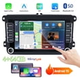 Podofo Android 15.0 Car Stereo 7 Inch Touch Screen 4G+64G CarPlay Radio ...