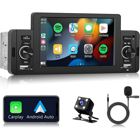 Single Din Bluetooth Car Stereos in Single Din Car Stereos - Walmart.com