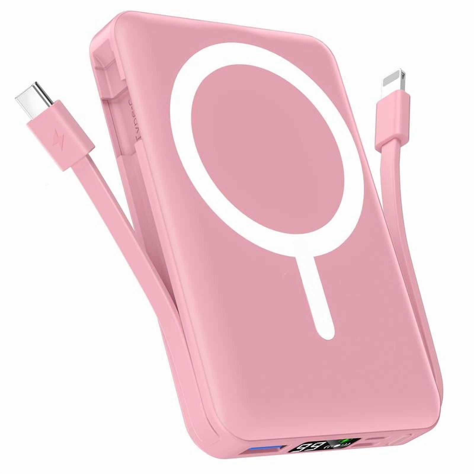 Podoru for MagSafe Battery Pack, 10000mAh Power Bank Built-in USB-C ...