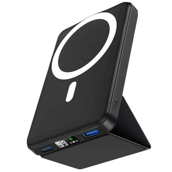 Podoru Magnetic Portable Charger, 10000mAh Wireless Power Bank with ...
