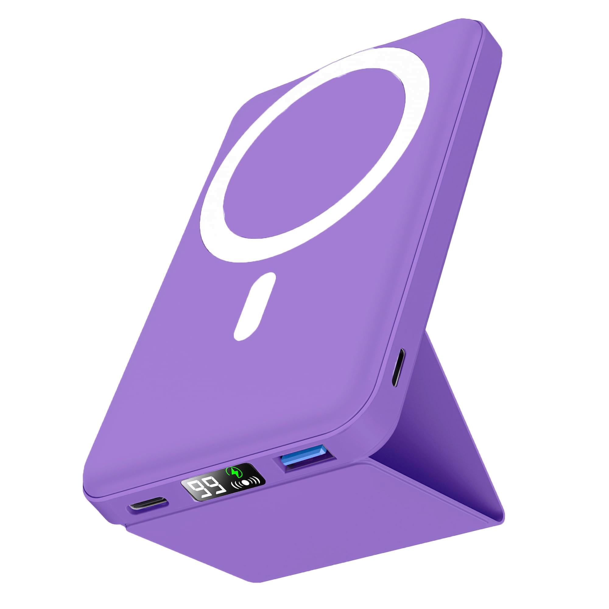 Podoru Magnetic Portable Charger, 10000mAh Wireless Power Bank with ...