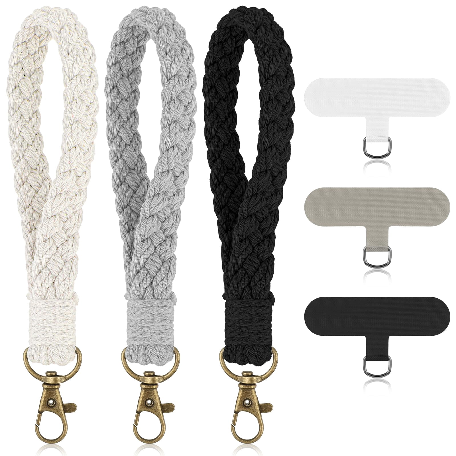 Mabor Phone Wrist Strap, 3 Pcs Cell Phone Lanyard with Tether Tab ...