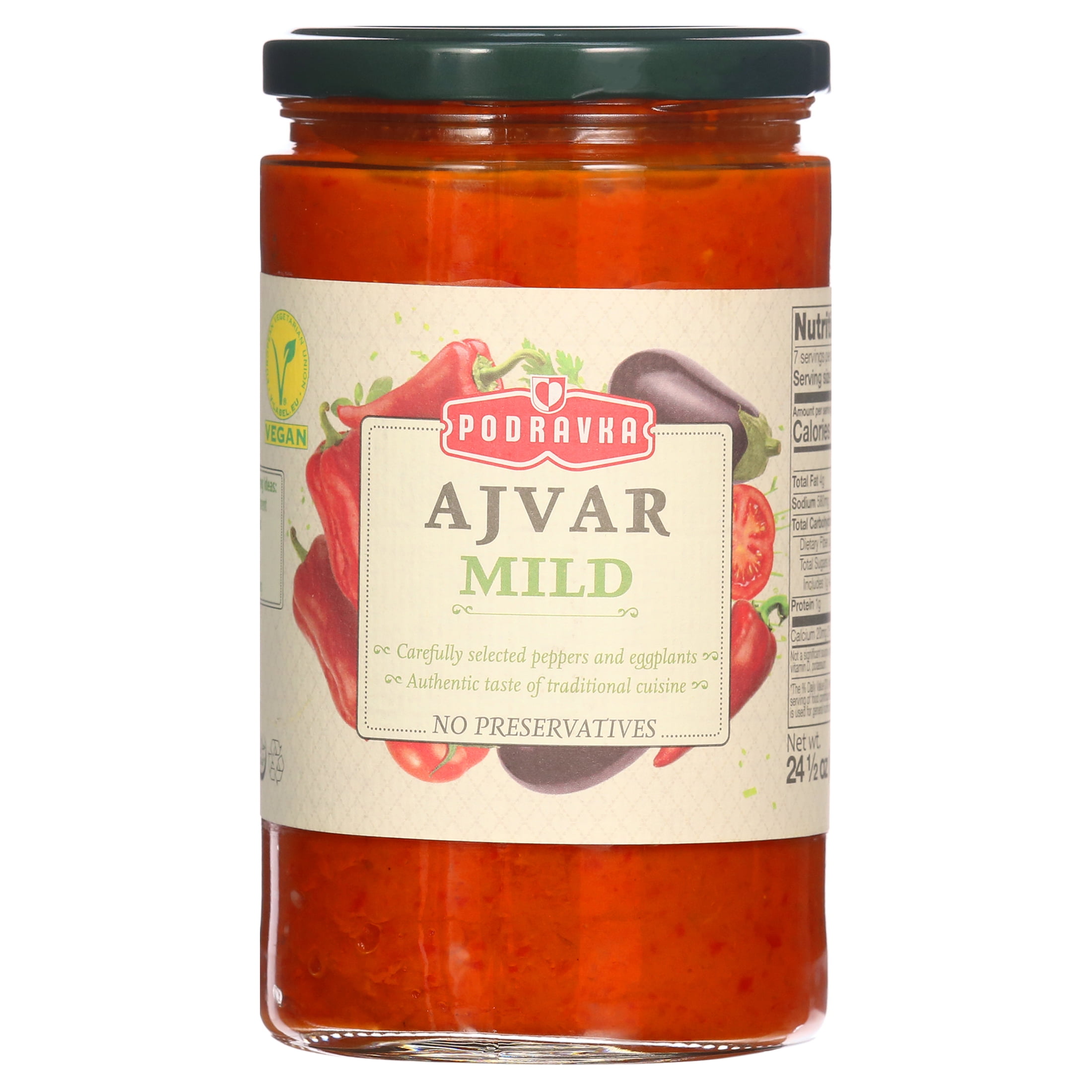 Podravka Ajvar Mild Relish, 690g - Walmart.com