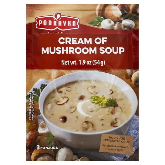 Podravka Flavored Cream of Mushroom Soup Mix, Dry Packet - Walmart.com