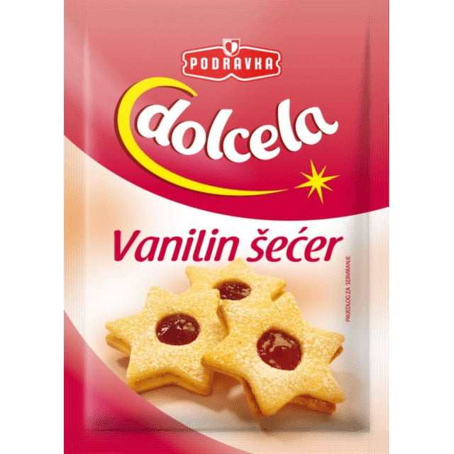 Podravka Dolcela Vanilla Sugar Powder 10g - Enhances Flavor of Cakes ...