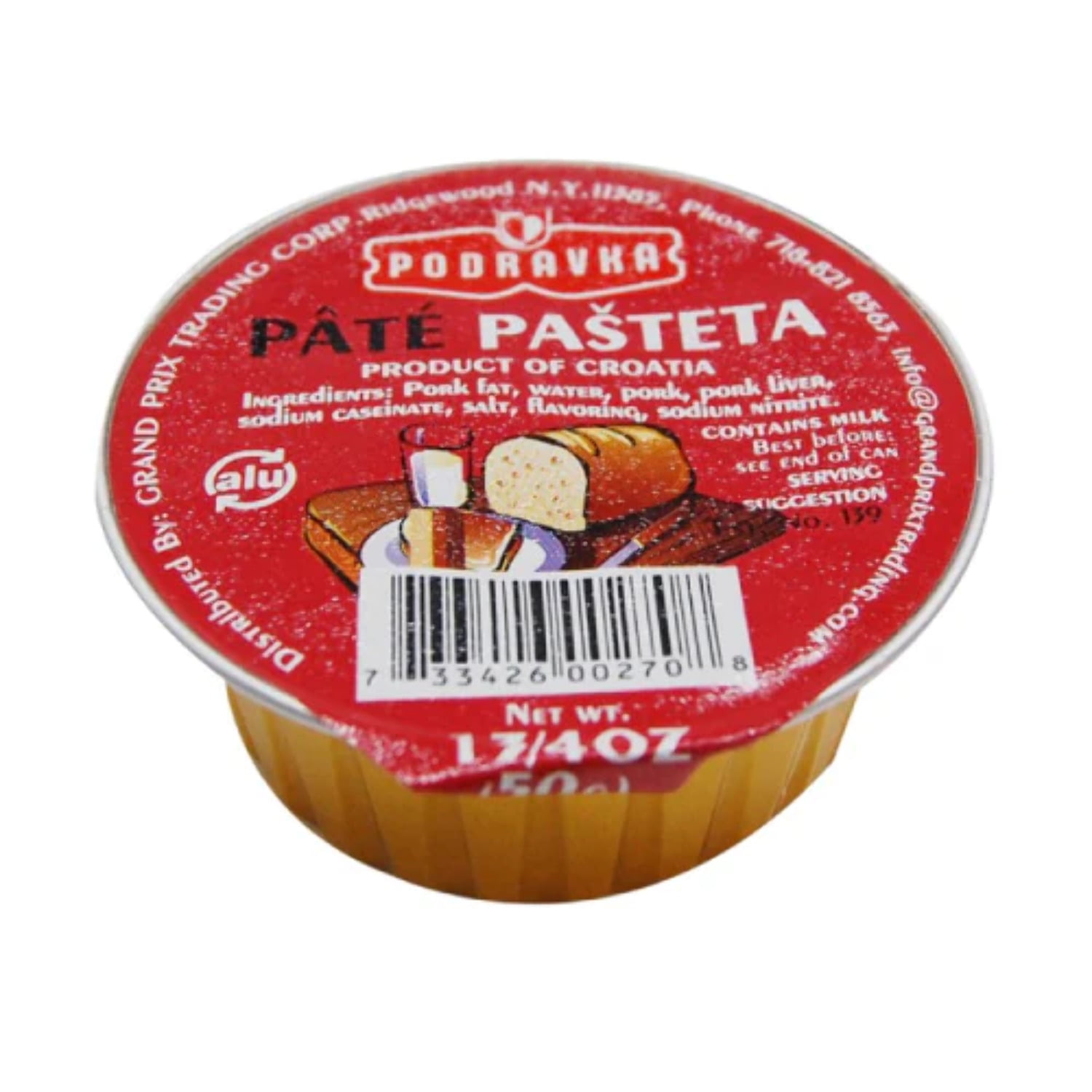 Podravka Pork Pate Pasteta - Walmart.com