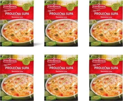 Podravka Soup Podravka Spring Vegetable Soup 50 gr Proljetna su, 6 ...