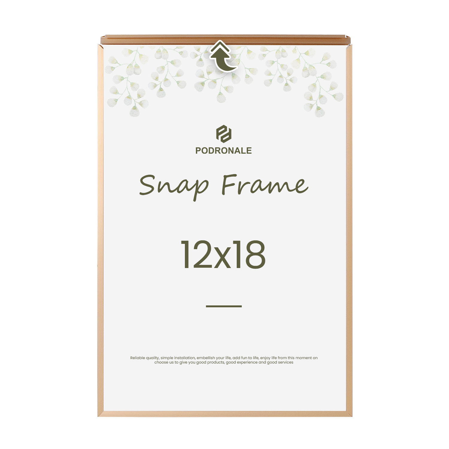 Mainstays 16x20 Thin Flat Gold Poster Frame - Walmart.com