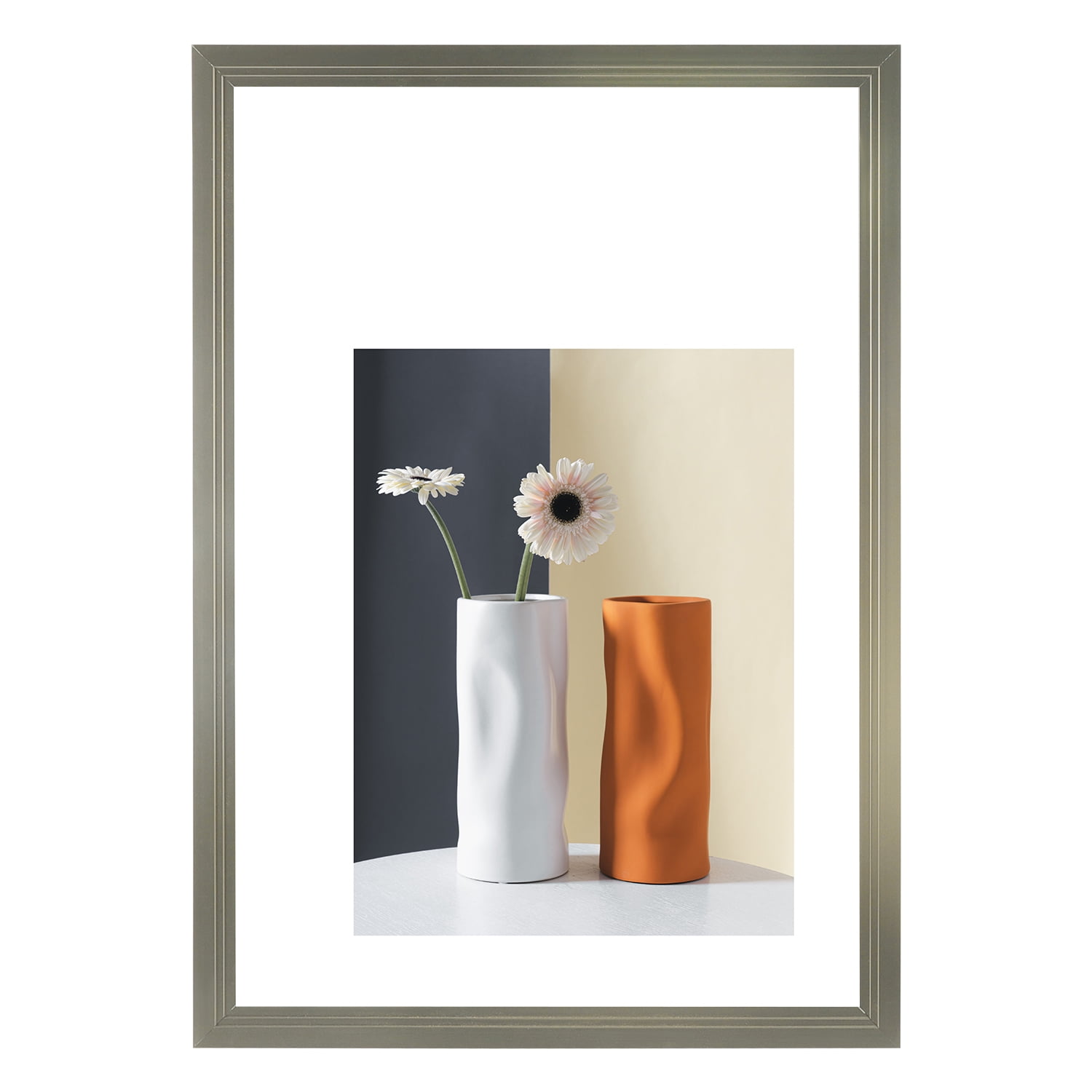 Podronale 20x27 Aluminum Poster Frame, Champagne, Plexiglass, Wall ...