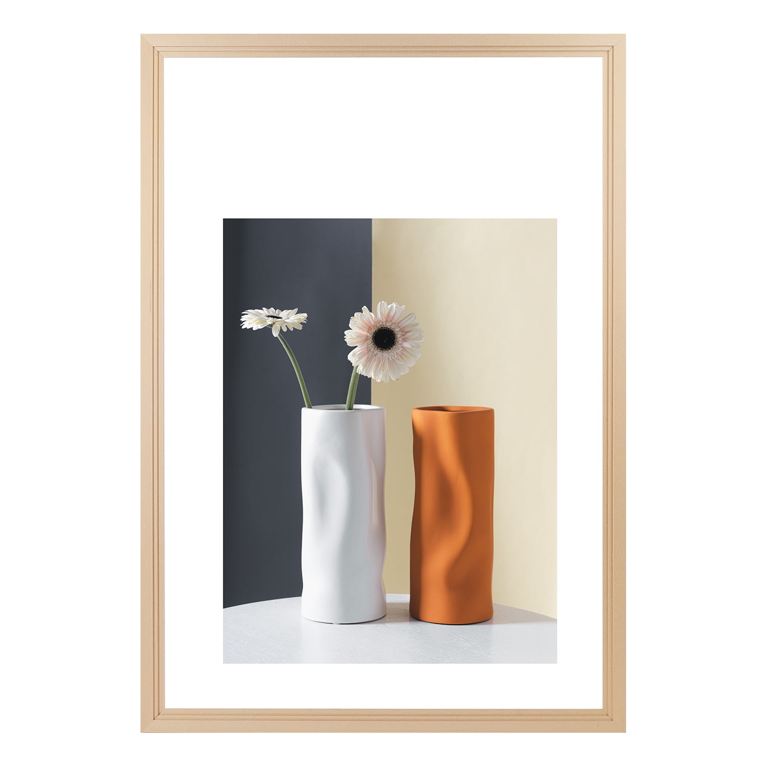 Podronale 24x36 Luxury Gold Poster Frame for Wall, 1PCS, Plexiglass ...