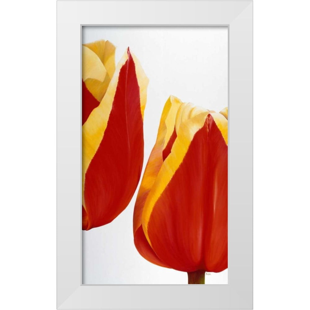 Poelstra-Holzhaus, Yvonne 15x24 White Modern Wood Framed Museum Art ...