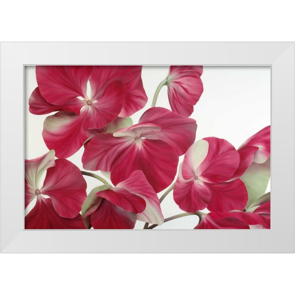 Poelstra-Holzhaus, Yvonne 18x13 White Modern Wood Framed Museum Art ...