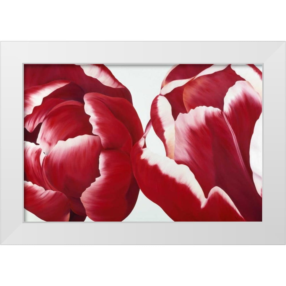 Poelstra-Holzhaus, Yvonne 18x13 White Modern Wood Framed Museum Art ...