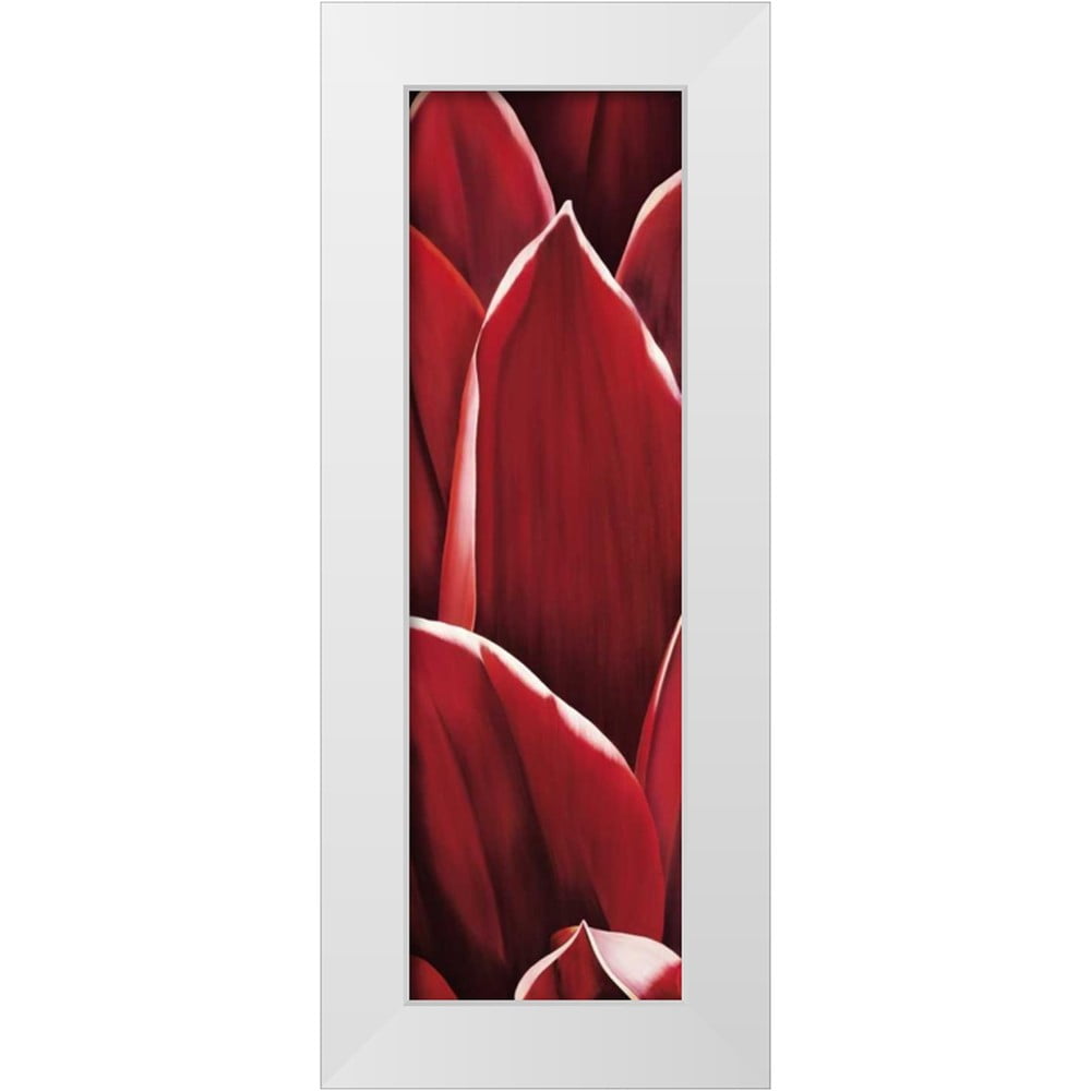 Poelstra-Holzhaus, Yvonne 7x14 White Modern Wood Framed Museum Art ...