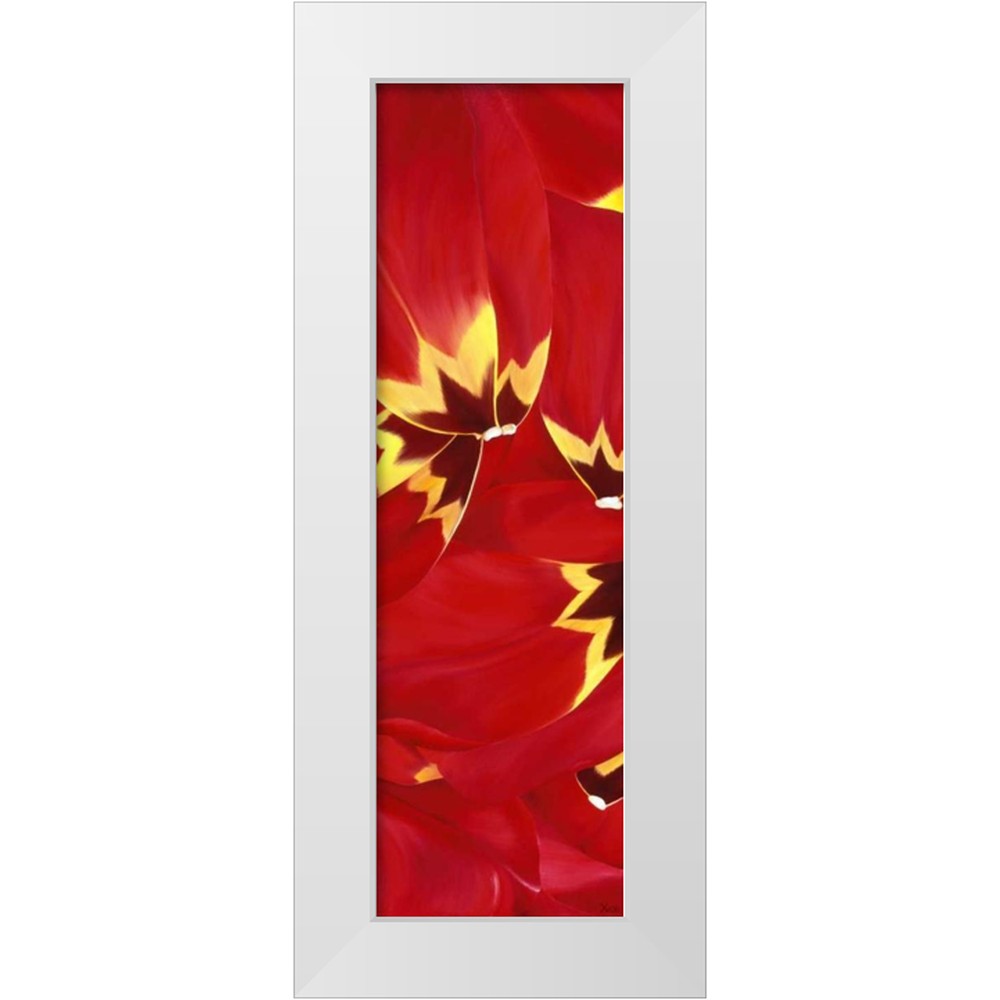 Poelstra-Holzhaus, Yvonne 7x14 White Modern Wood Framed Museum Art ...