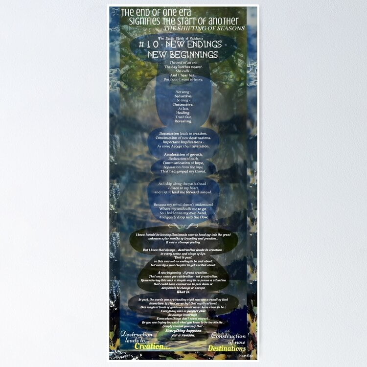 Poem #10/111 - From The 'Magic Book Of Guidance' - Visual Poetry ...