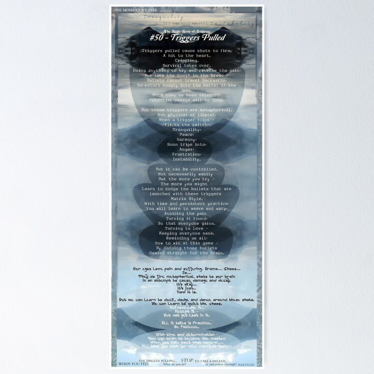 Poem #50/111 - From The 'Magic Book Of Guidance' - Visual Poetry ...