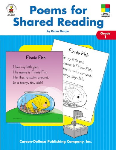Pre-Owned Poems for Shared Reading, Grade 1 (Paperback) 0887247857 ...