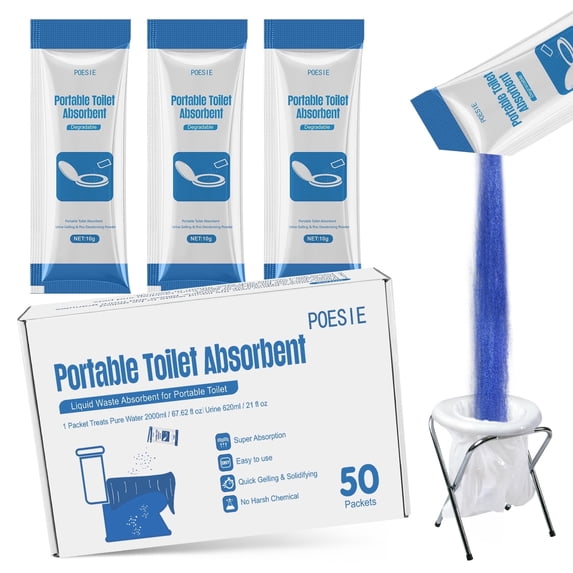Poesie Poo Urine Gel Powder - Portable Absorbent for Outdoor ...