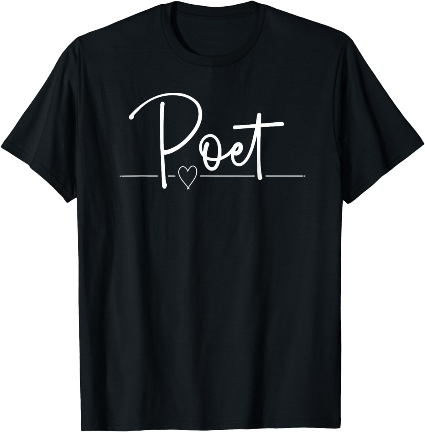 Poet Heart Poetry Poetry Lover Poem Writer T-Shirt - Walmart.com