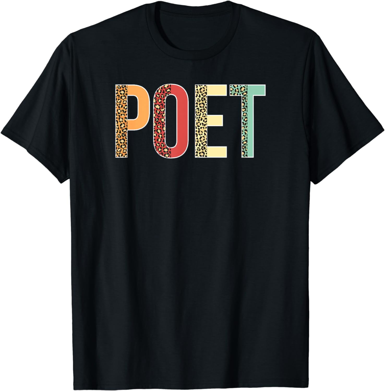 Poet Leopard Poetry Poem Writer Poetry Lover T-Shirt 2024 - Walmart.com