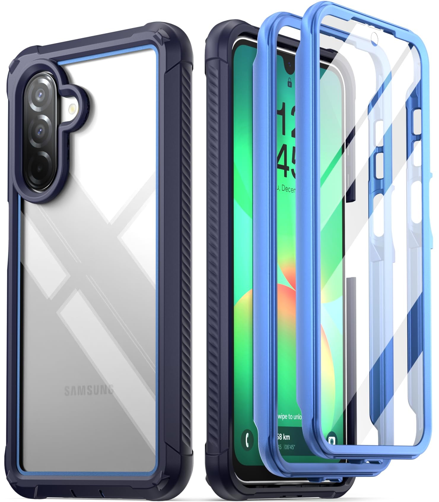 Poetic Guardian Case for Galaxy A26 5G, [2 Front Frame] Full-Body ...
