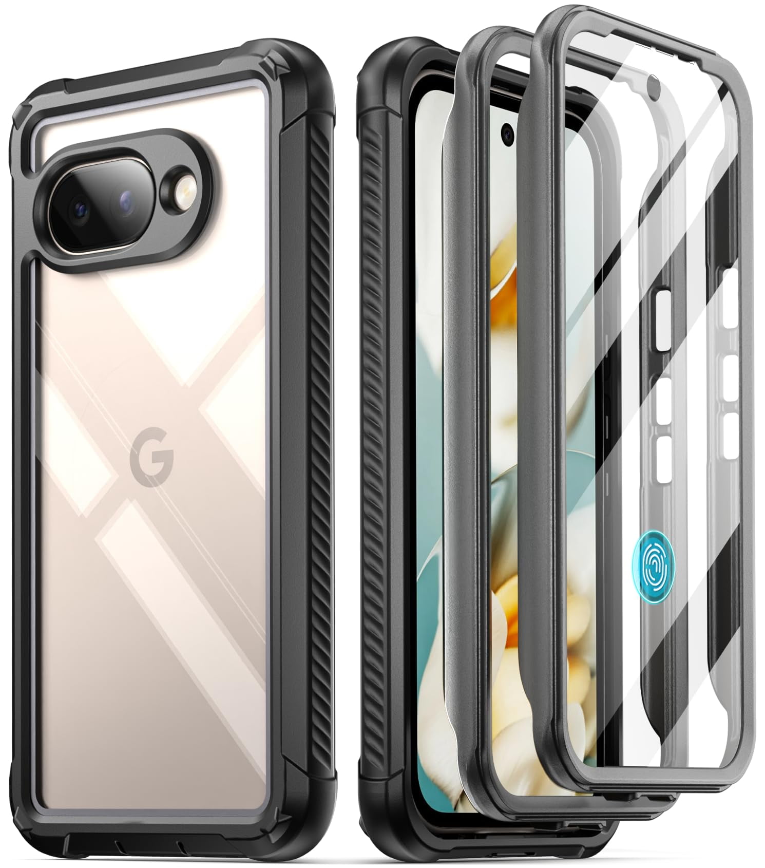 Poetic Guardian Case for Google Pixel 9A 5G (2025), Built-in Screen ...