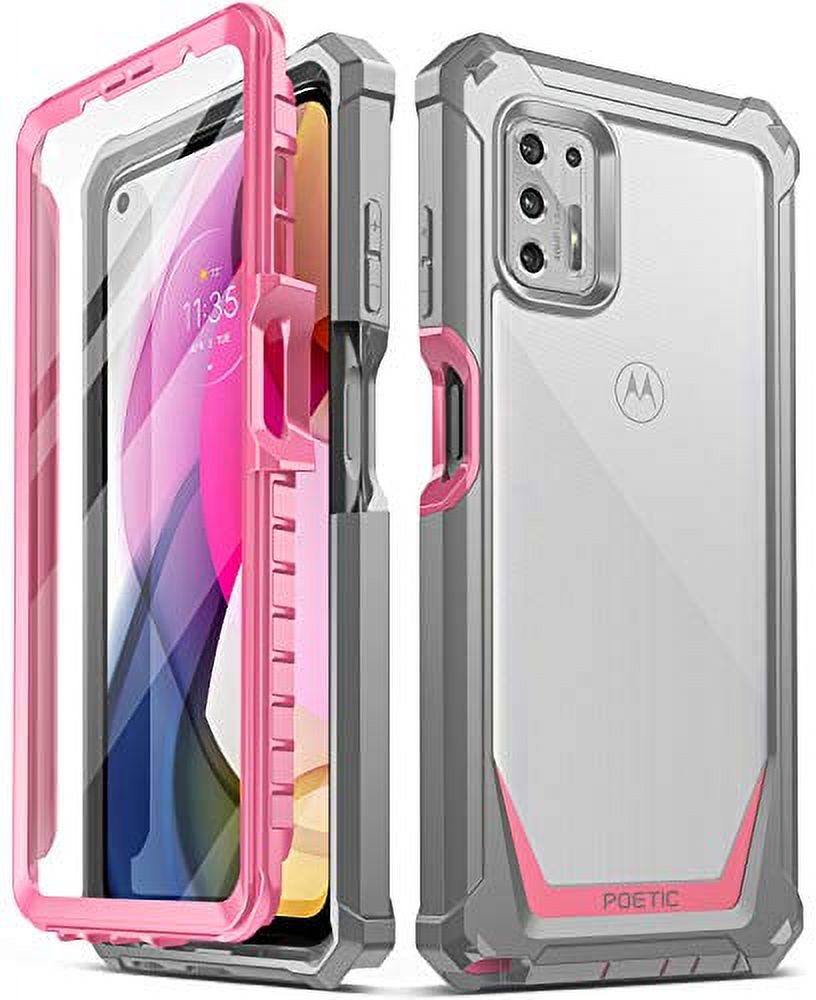 Poetic Guardian Case for Moto G Stylus (2021), Clear Case with Built-in ...