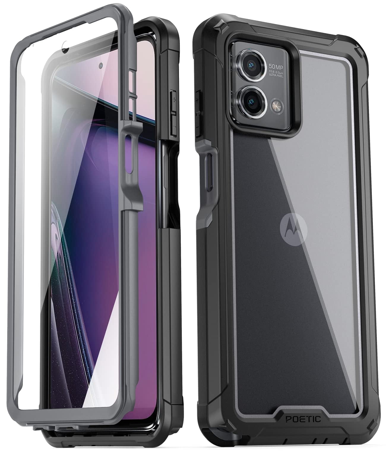 Poetic Guardian Case for Motorola Moto G Stylus 5G 2023, Clear Case ...