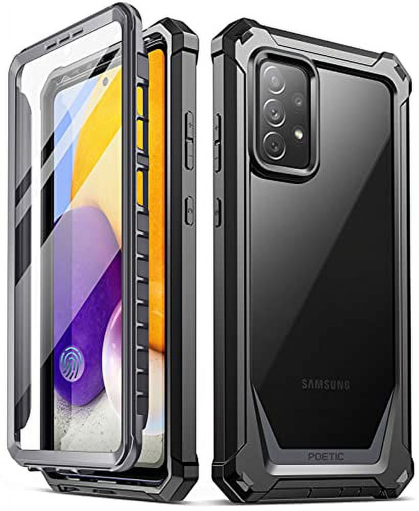 Poetic Guardian Case for Samsung Galaxy A72, Clear Case with Built-in ...