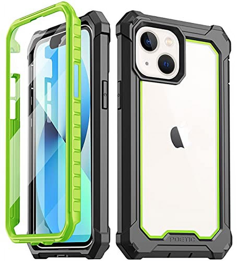 Poetic Guardian Case for iPhone 13 Mini, Clear Case with Built-in ...