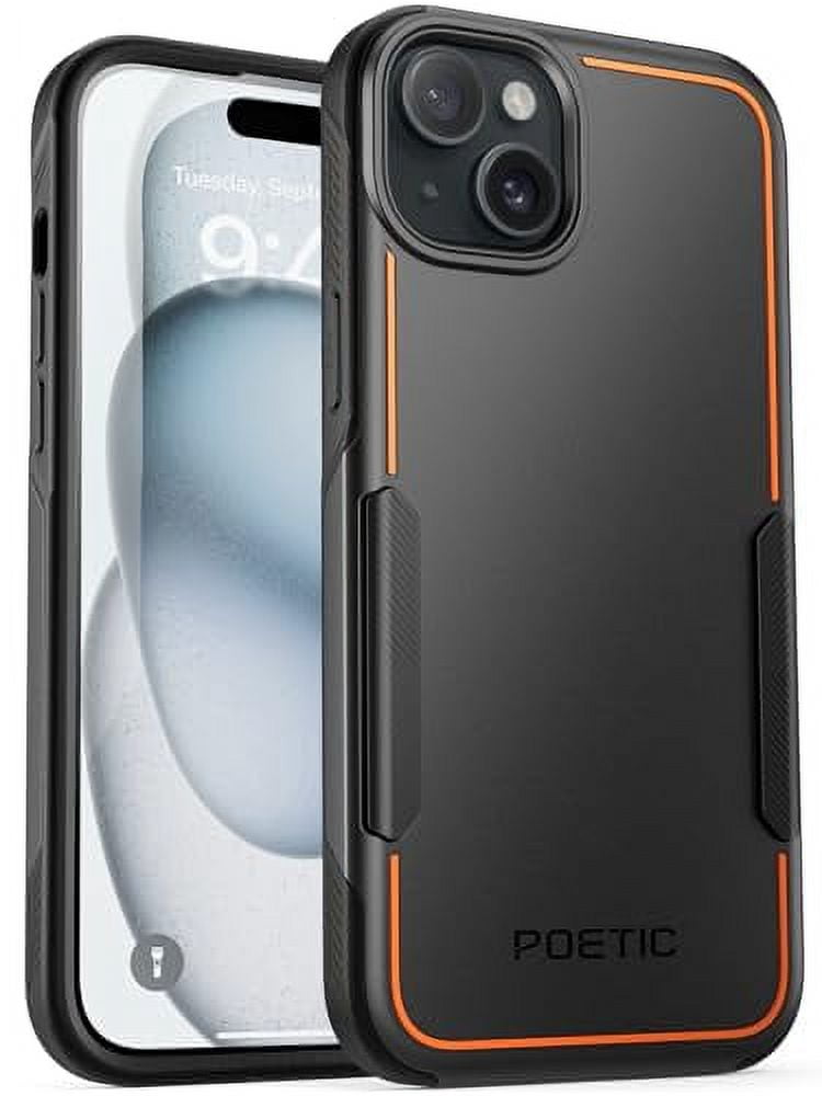 Poetic Neon Case for iPhone 15, Dual Layer Heavy Duty Drop Protection ...