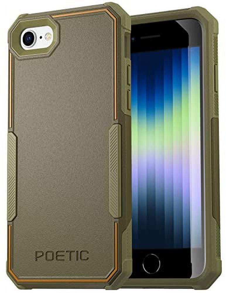 Poetic Neon Case for iPhone SE (2022), Dual Layer Heavy Duty Drop ...