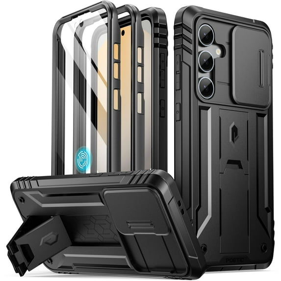 Poetic Revolution Case for Galaxy S24 FE 5G 2024, [Slide Camera Cover ...