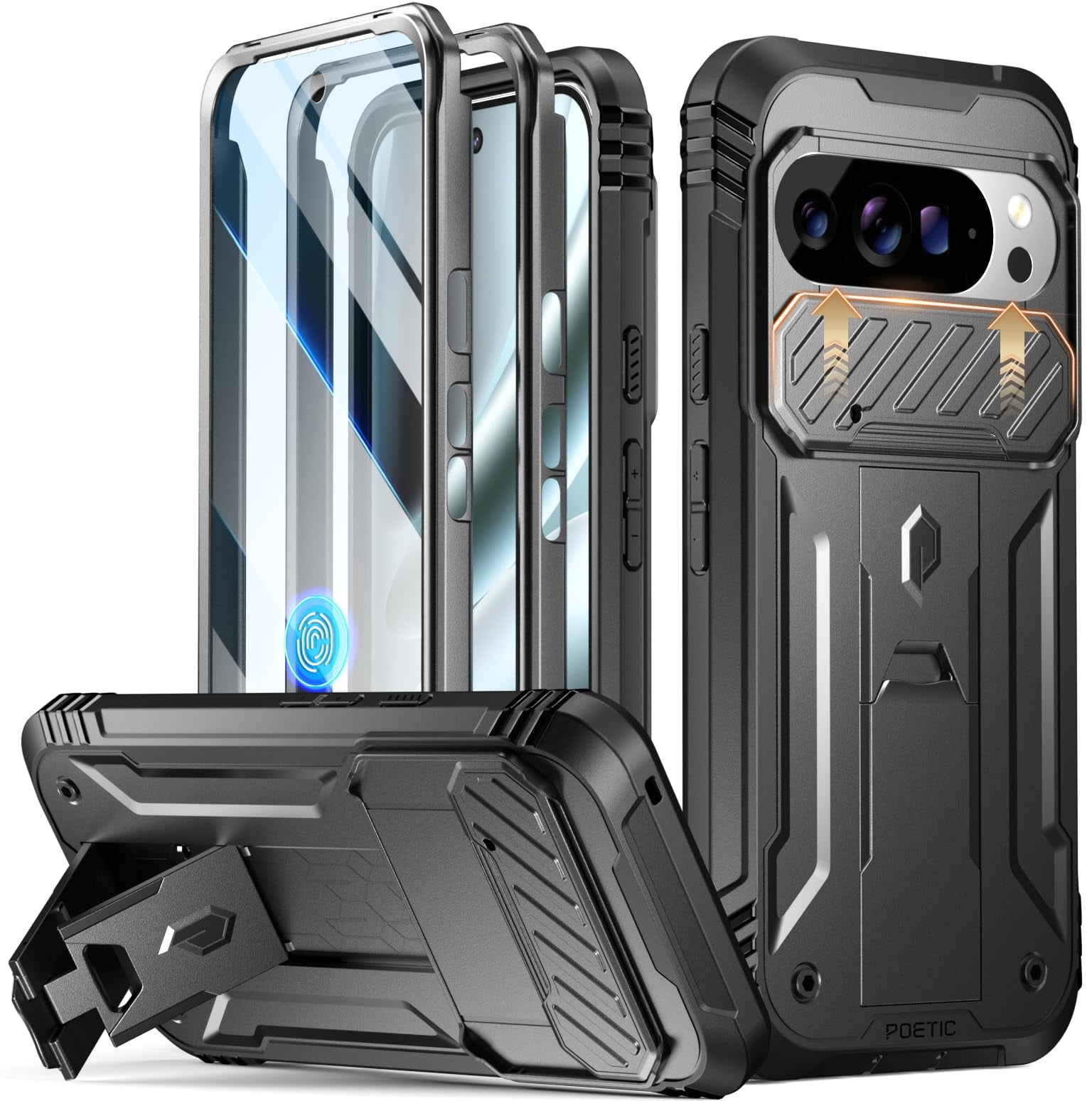 Poetic Revolution Case for Google Pixel 10 Pro XL 5G 6.8 inch,Built-in ...