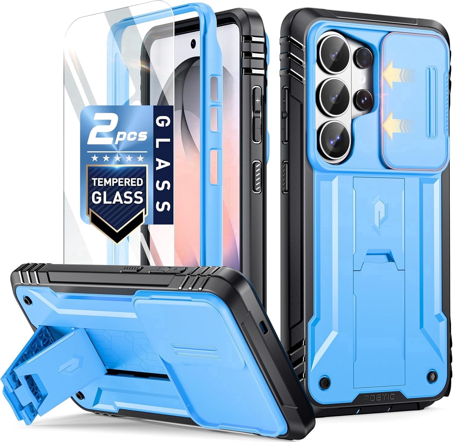 Poetic Revolution Case for Samsung Galaxy S26 Ultra, [Slide Camera ...