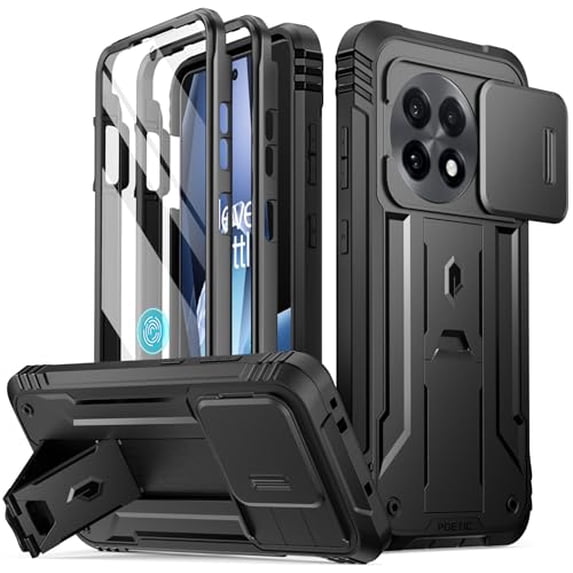 Poetic Revolution Case for OnePlus 13R 5G, [Slide Camera Cover], Built ...