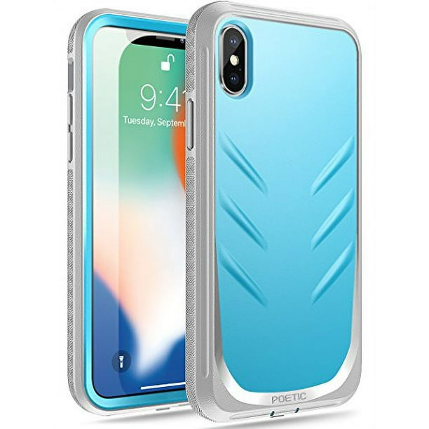 Poetic Revolution Series for Apple iPhone X Blue/Gray - Walmart ...
