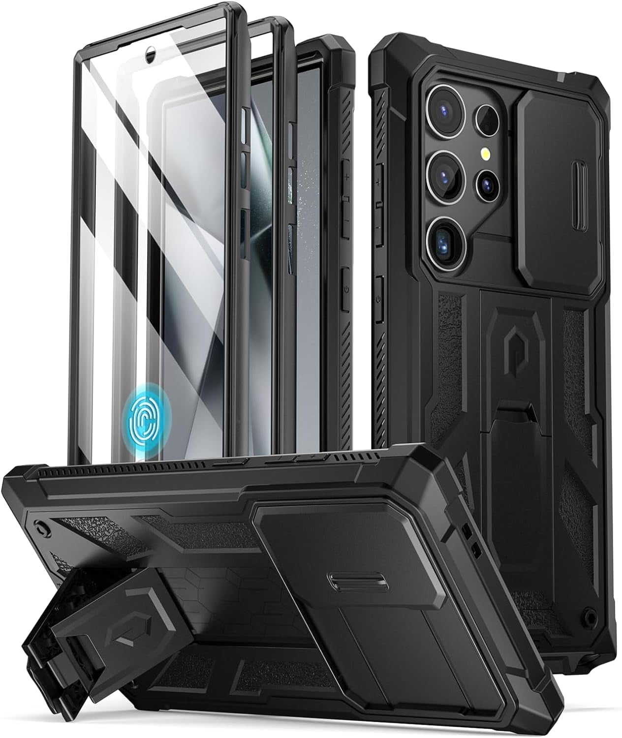 Poetic Spartan Case for Galaxy S24 Ultra 6.8", [Slide Camera Cover ...