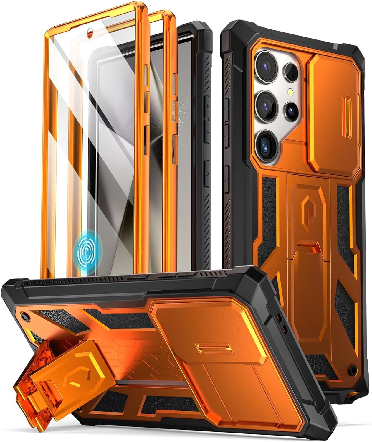 Poetic Spartan Case for Galaxy S24 Ultra 6.8", [Slide Camera Cover ...