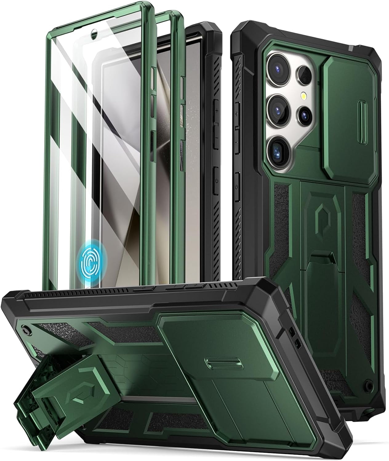 Poetic Spartan Case for Galaxy S24 Ultra 6.8", [Slide Camera Cover ...