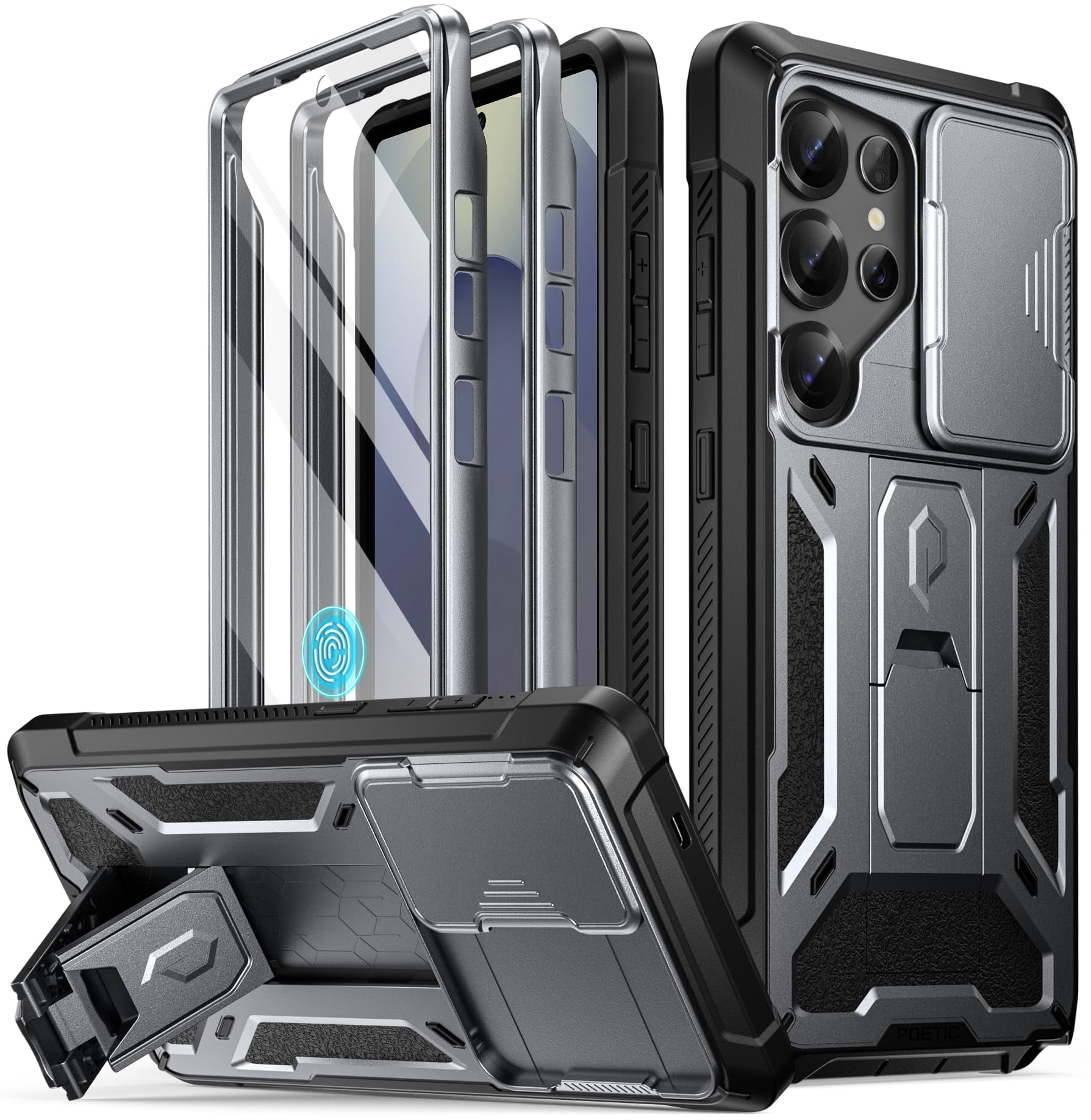 Poetic Spartan Case for Galaxy S25 Ultra 6.9", [Slide Camera Cover ...