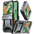 Poetic Spartan Case for Moto Razr 2024/2025, [Kickstand][Hinge ...