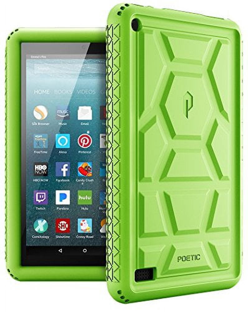 Poetic Turtle Skin Cover Case for Amazon Fire 7 2017 Green - Walmart.com