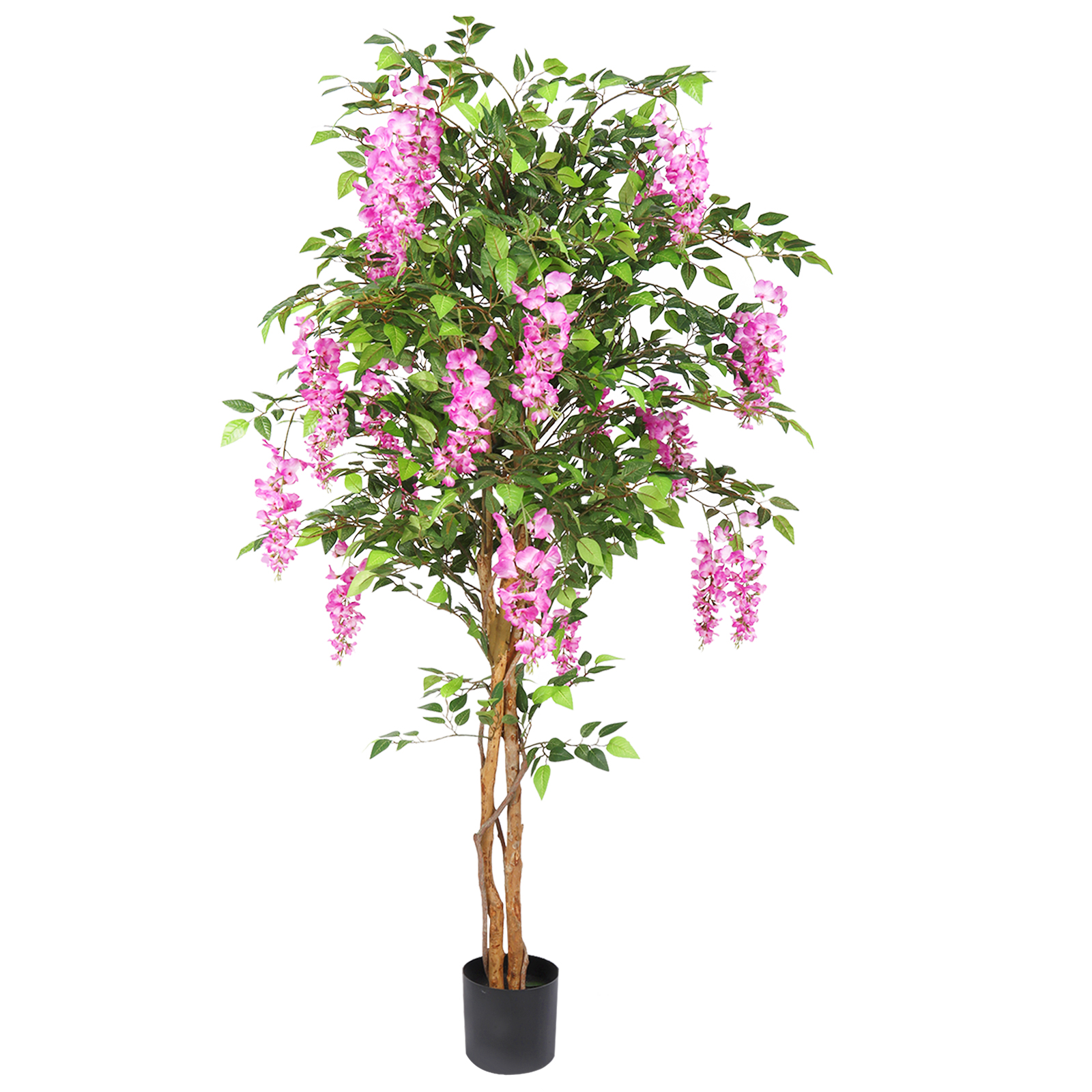Gymax 4Ft Artificial Ficus Tree Fake Greenery Plant Home Office ... Gymax 4Ft Artificial Ficus Tree Fake Greenery Plant Home Office ...