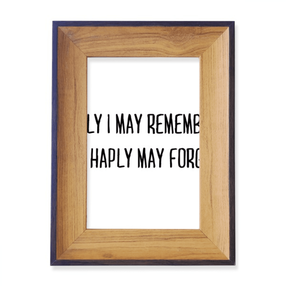 Poetry Quote Haply I May Remember Photo Frame Exhibition Display Art ...