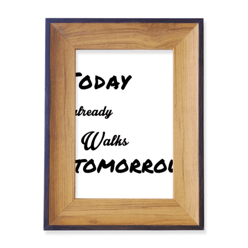 Poetry Today Already Walk Tomorrow Photo Frame Exhibition Display Art ...