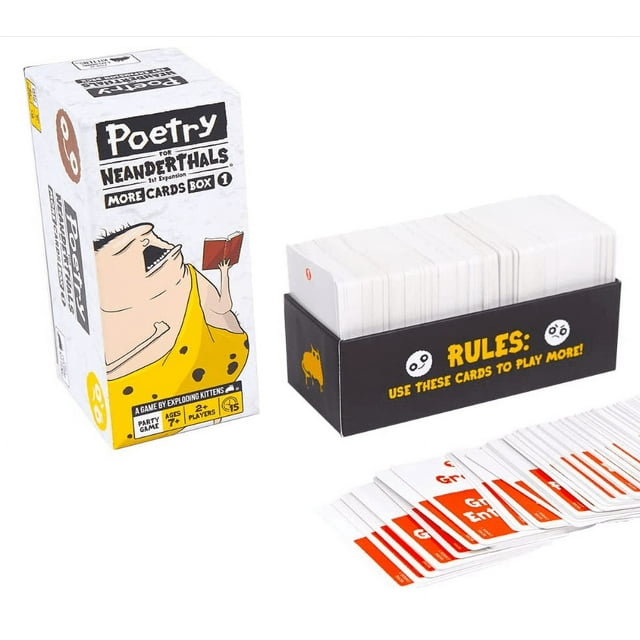 Exploding Kittens Poetry for Neanderthals Expansion - Family & Adult ...