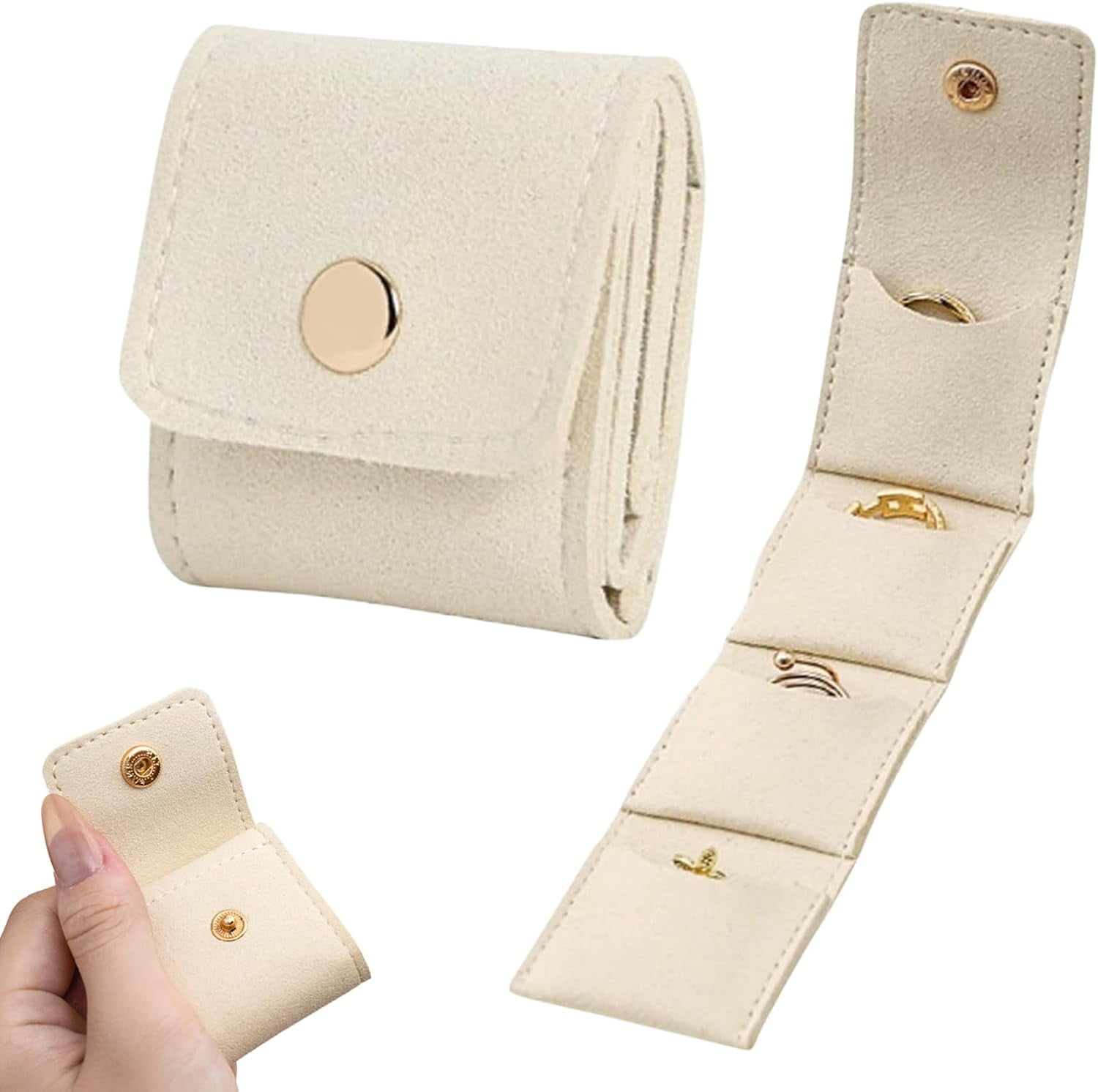Poezone Dehorss/Gem-Hanbss Mini Travel Jewelry Bag, Jewelry Organizer ...
